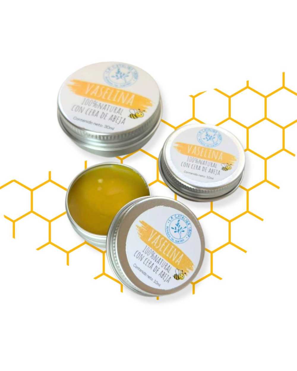 Vaselina Natural | Con cera de abeja, sin petróleo